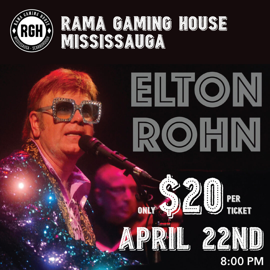 Elton Rohn Live: A Tribute to Elton John's Timeless Hits! - Rama Gaming ...